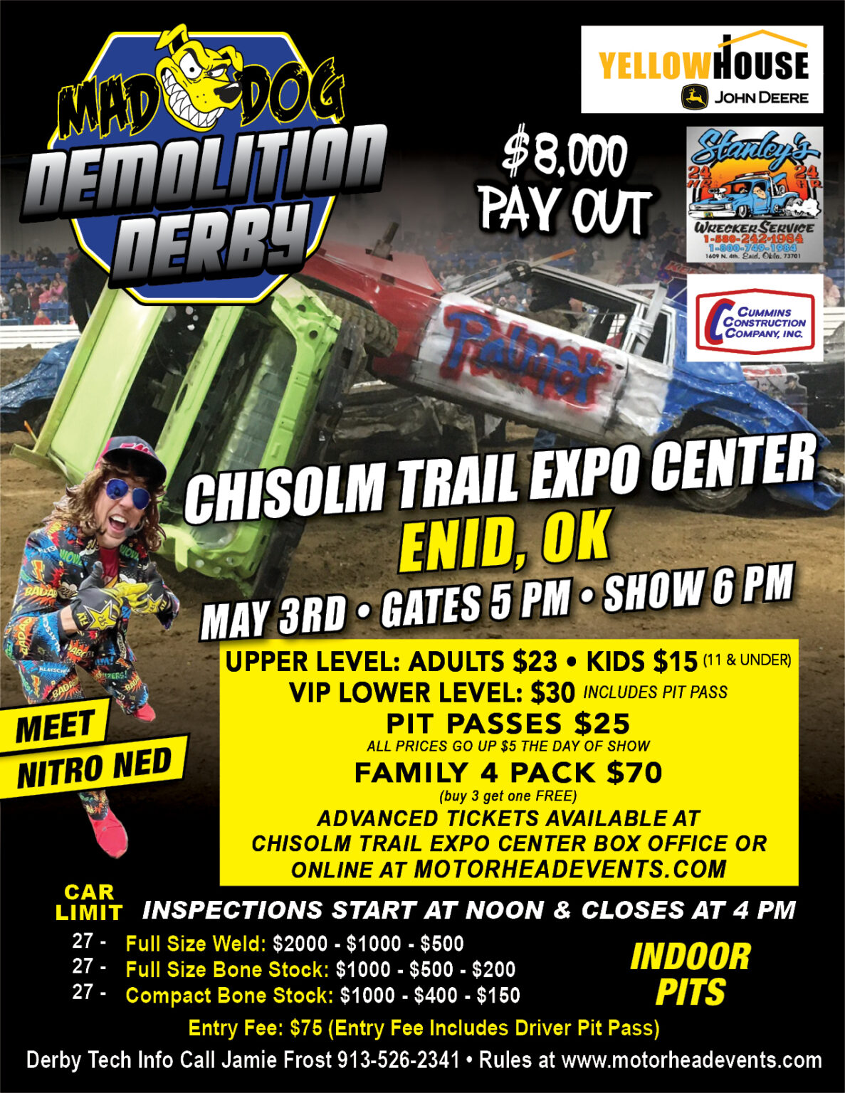 Driver Info – Mad Dog Demolition Derby